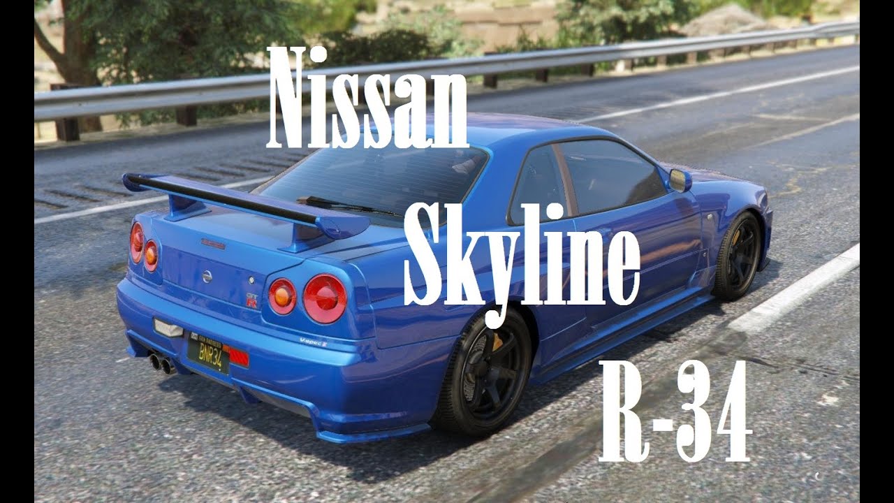 GTA V - Nissan Skyline GT-R34 + Download link | LMAOKAI - YouTube