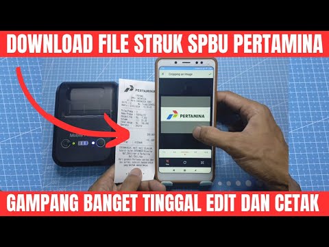 Cara download file struk spbu pertamina - YouTube