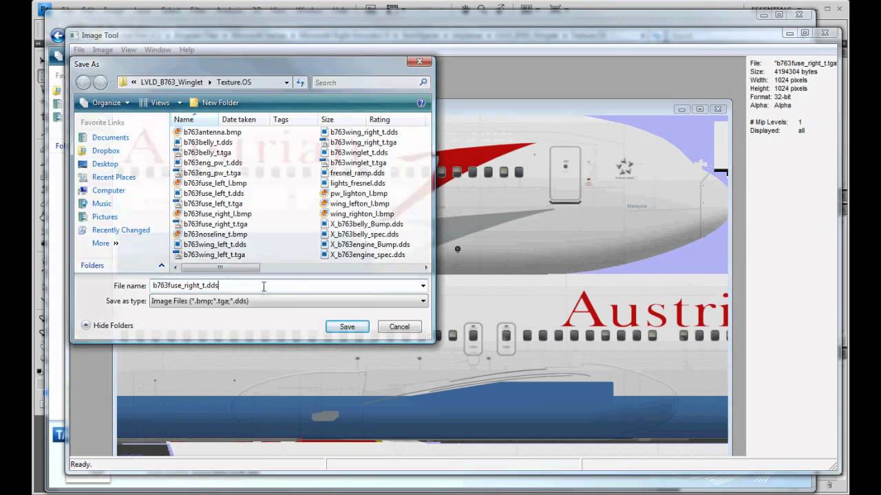 Level-D Simulations Repaint Tutorial - FS9 to FSX Conversion Quick - YouTube