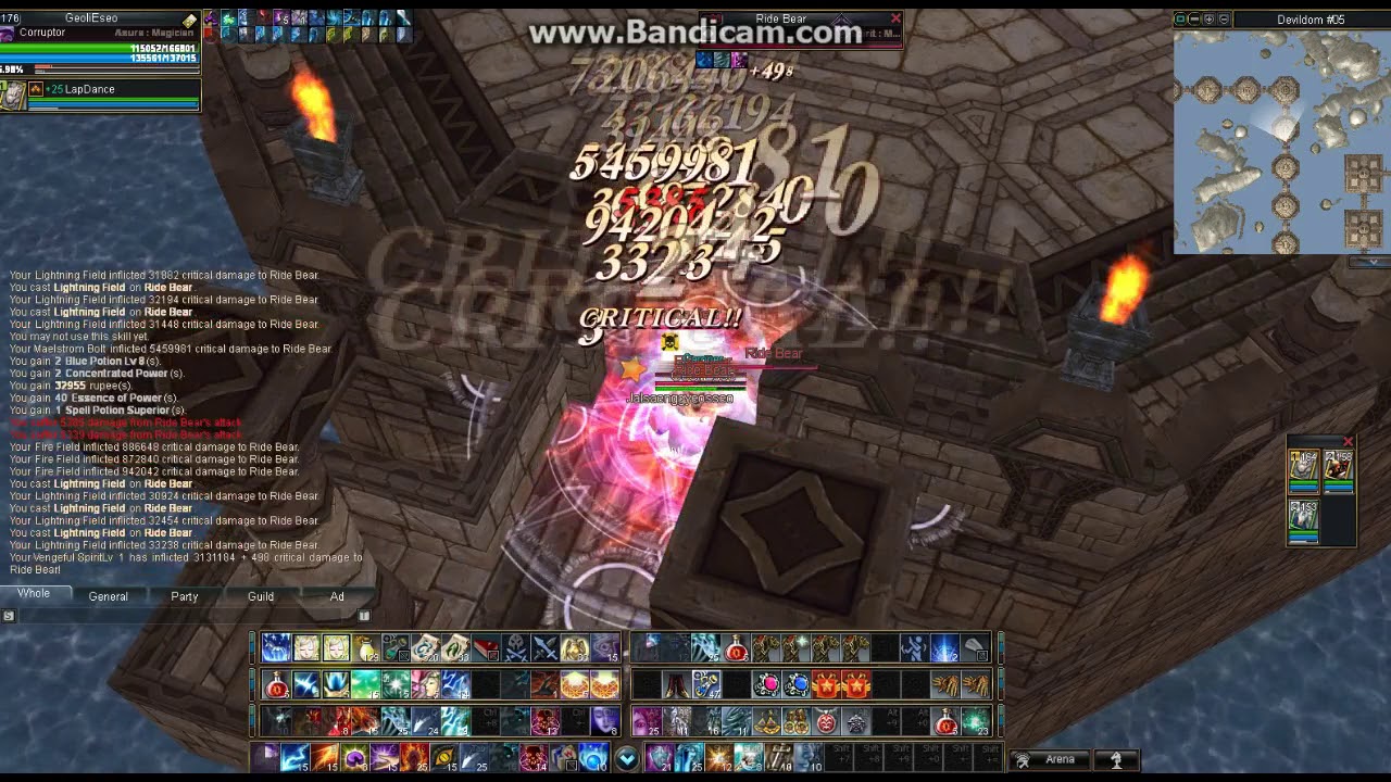 Rappelz Epic 9.5 Devildom Corruptor. [New dungeon] - YouTube