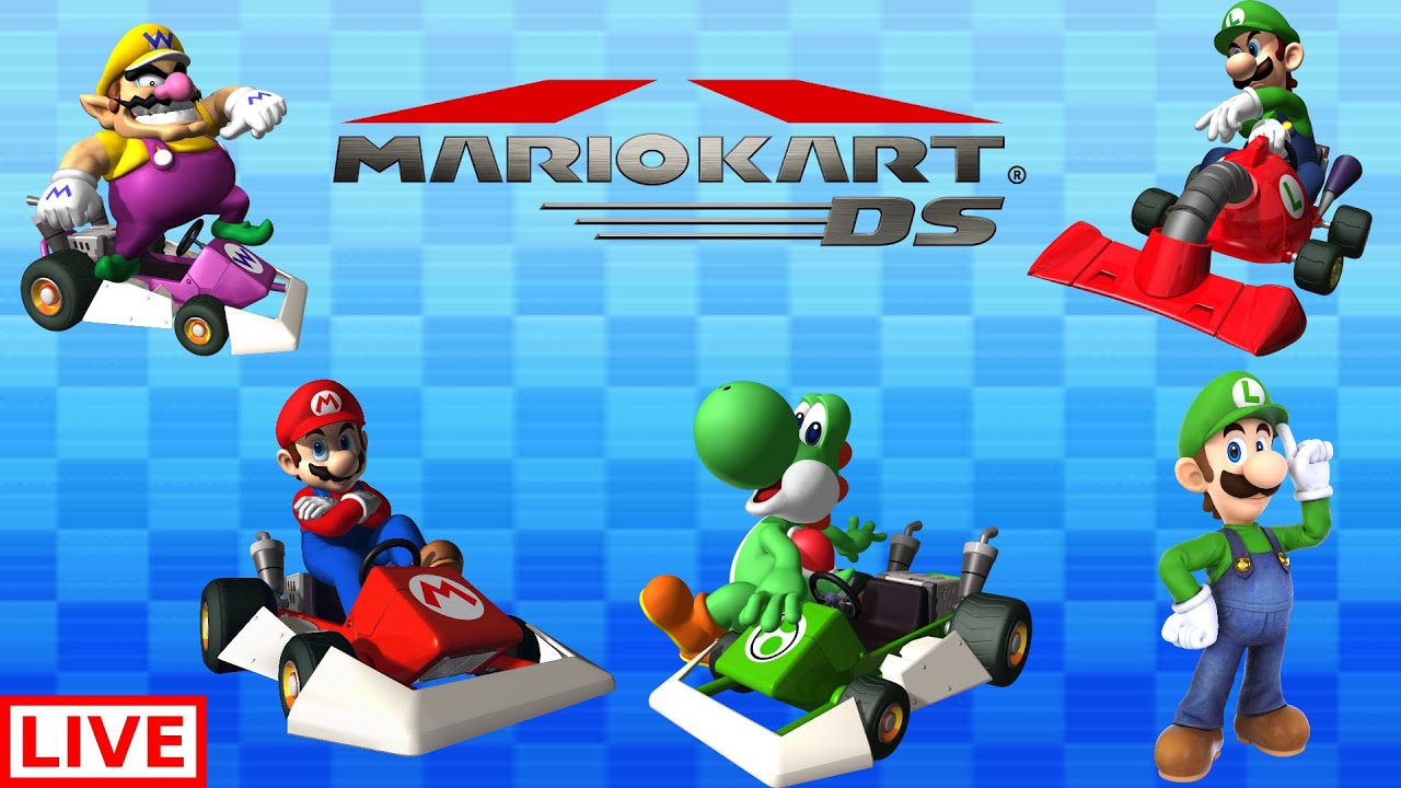 Mario Kart DS Live Stream Part 3 Finale Doing 150cc & Finishing The ...