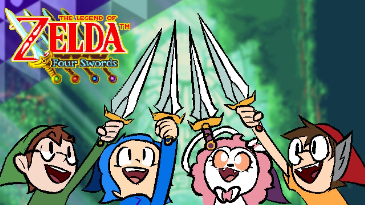 Four Friends, Four Swords | The Legend of Zelda: Four Swords (GBA) with ...