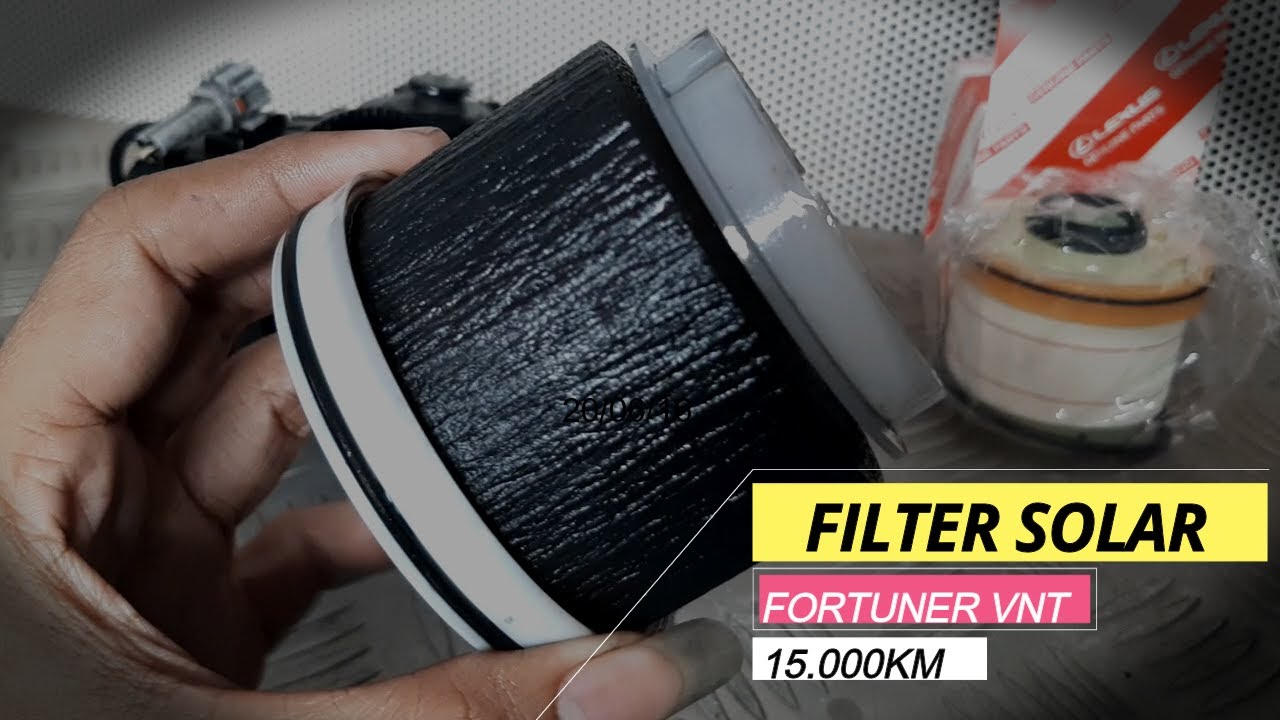 Telat Ganti Filter Solar Fortuner VNT 2KD-FTV - YouTube