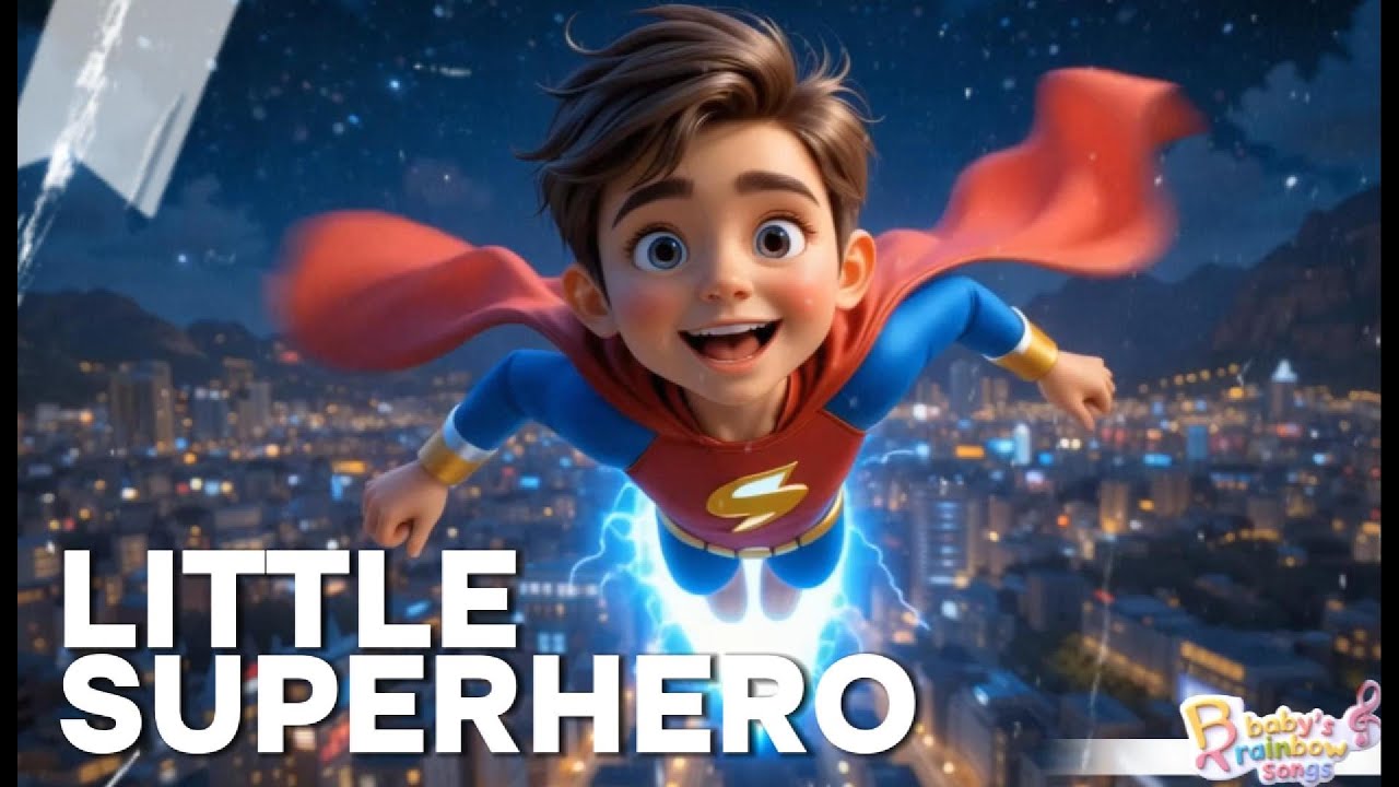 "Little Superhero Song 🦸‍♂️ | Fun Kids Song & Dance | Superhero ...