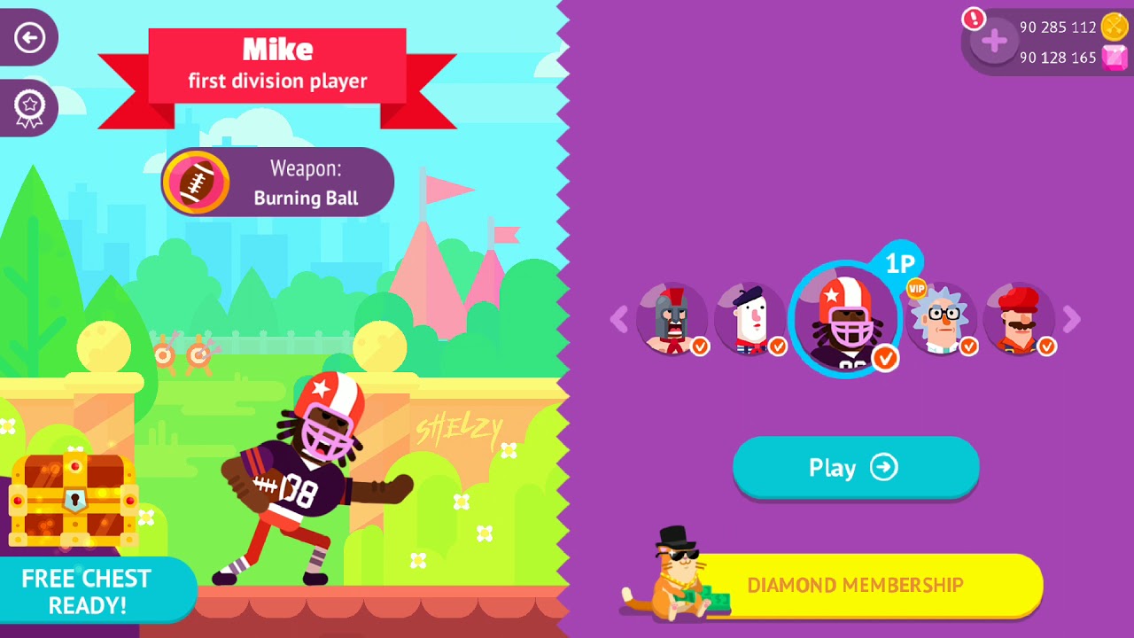 BOWMASTERS MIKE VS PENNY GAMEPLAY - YouTube