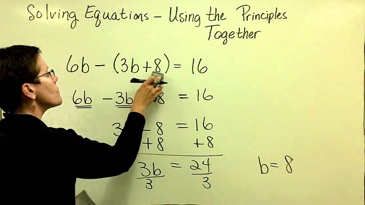 19 - Introductory Algebra - Solving Equations - Putting it All Together ...