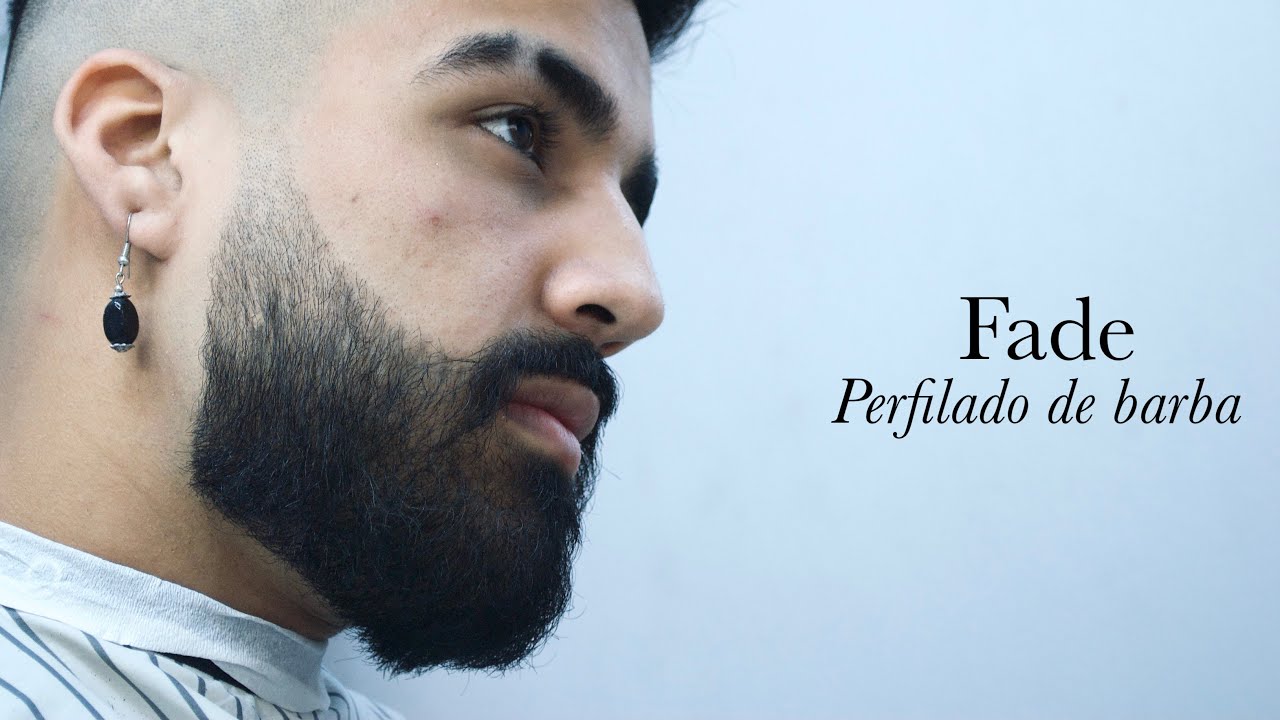 FADE EN BARBA | COMO PERFILAR LA BARBA - YouTube
