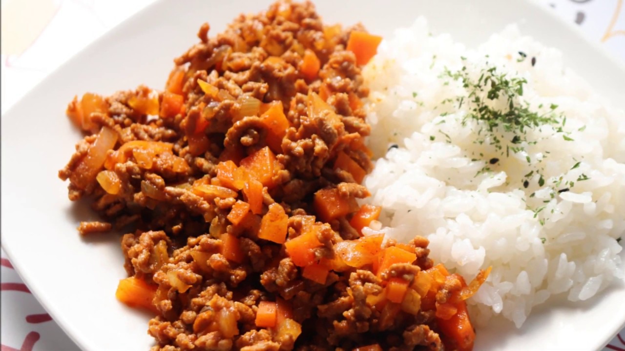 Viande hachée au curry - YouTube