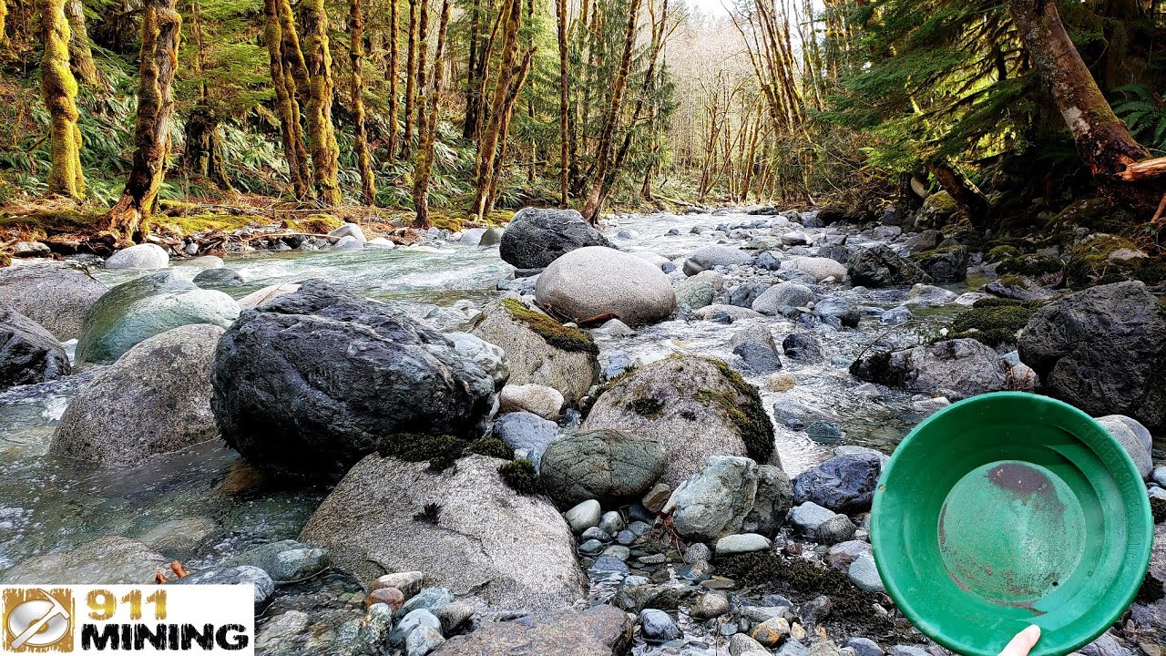 Placer Gold Found By Panning Surface Gravels! - YouTube