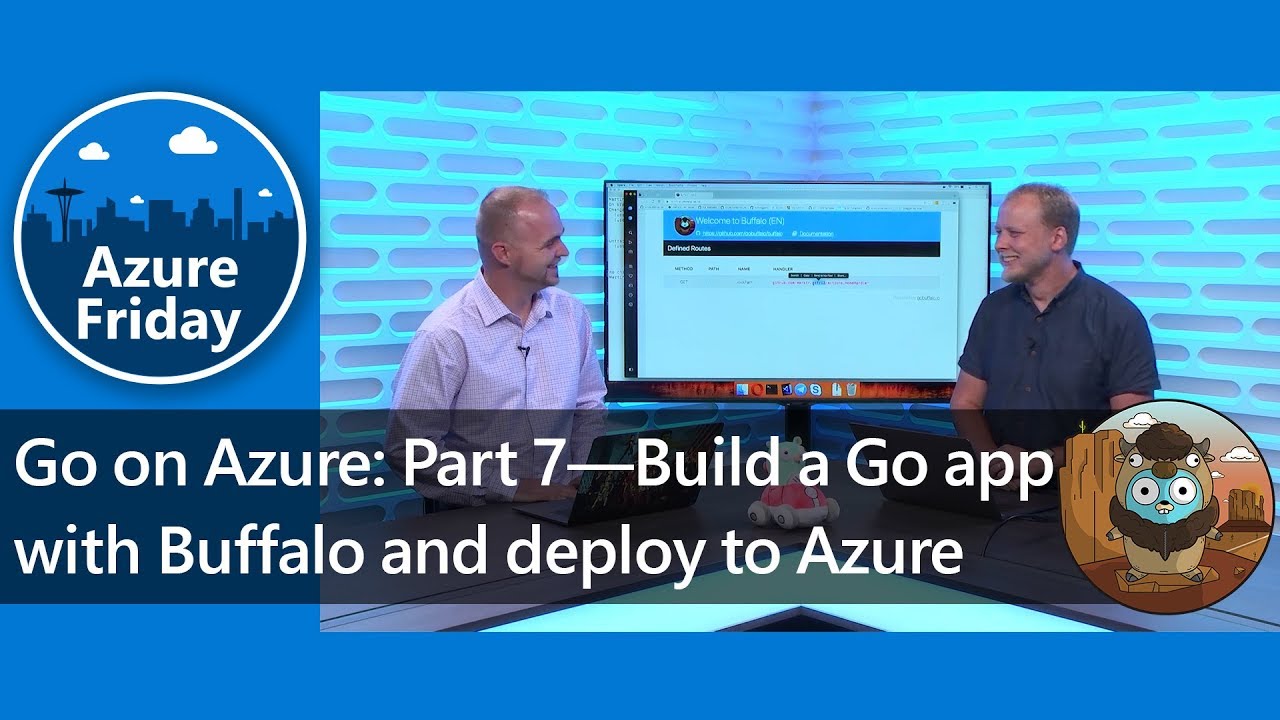 Go on Azure, Part 7—Build a Go app with Buffalo and deploy to Azure ...