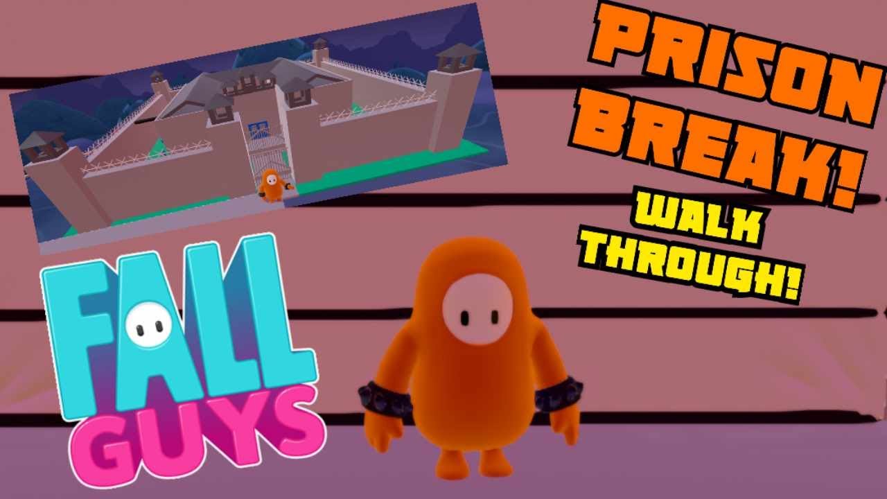 Fall Guys Prison Break Walk Through - YouTube