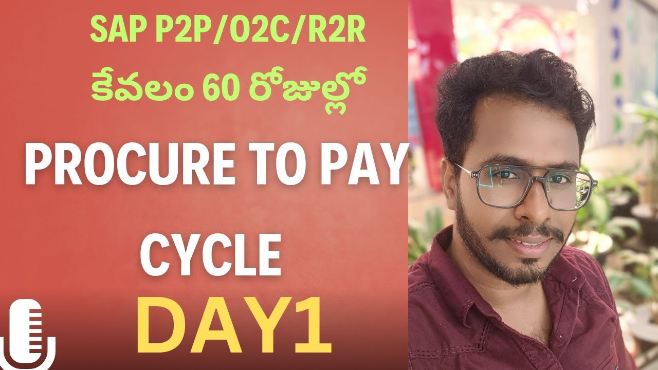 P2P Process In S4HANA #SAP P2P Course In Telugu#SAP ట్రైనింగ్ ఇన్ ...
