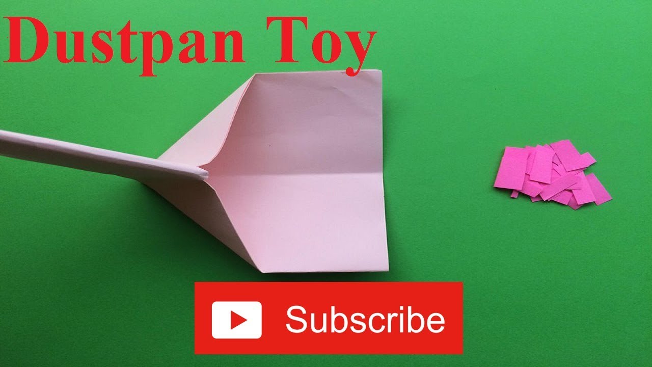 How To Make a Paper Dustpan | Origami Beautiful and Easy Paper Dustpan ...