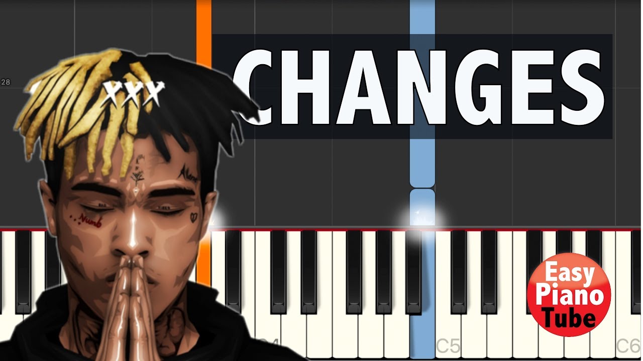 XXXTENTACION - Changes // Easy Piano Tutorial for Beginners (FREE SHEET ...