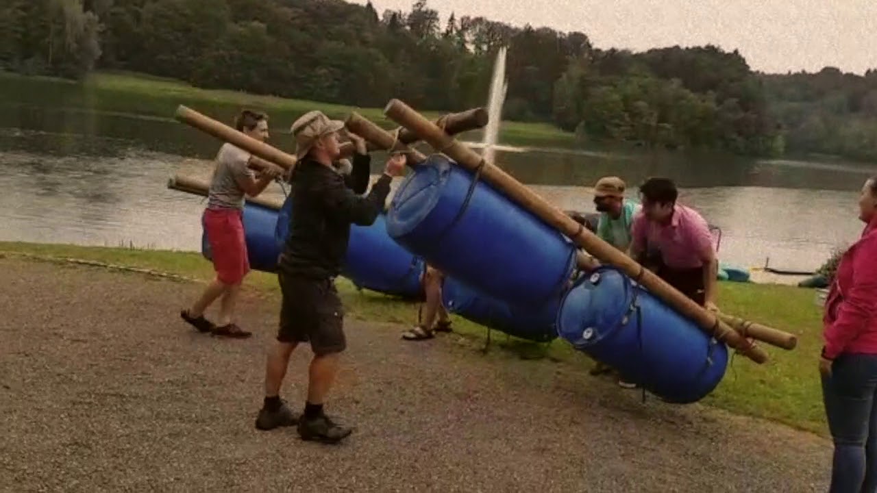 Raft Building - Team Building - YouTube