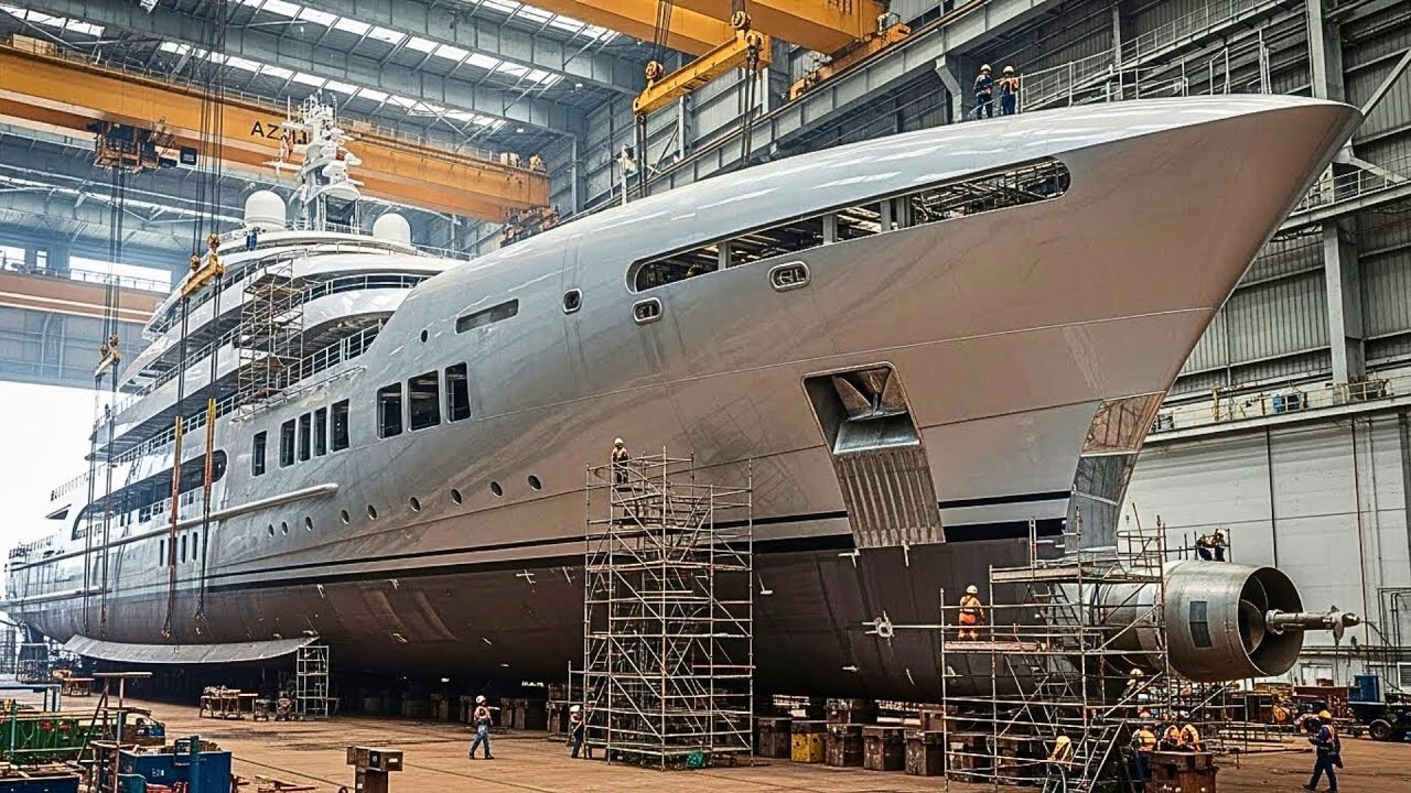 Inside the Azzam Superyacht Factory: Building the World’s Longest ...