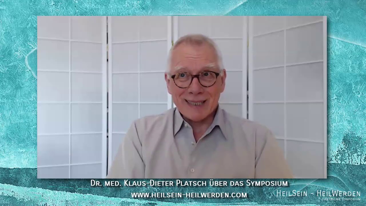 Dr med Klaus Dieter Platsch über das Symposium - YouTube