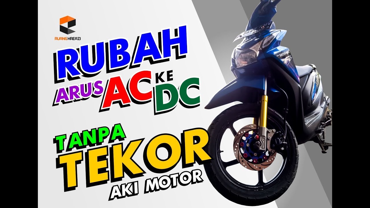Ubah arus ac ke dc motor beat dengan mudah pakai dusx converter - YouTube