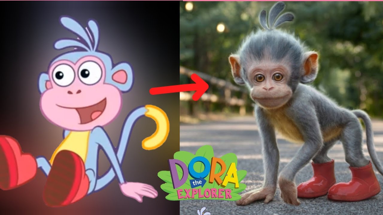 DORA THE EXPLORER Characters in REAL LIFE | 👉👉@snthouse 👈👈 - YouTube