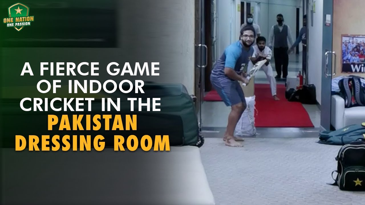 A Fierce Game Of Indoor Cricket In The Pakistan Dressing Room | # ...