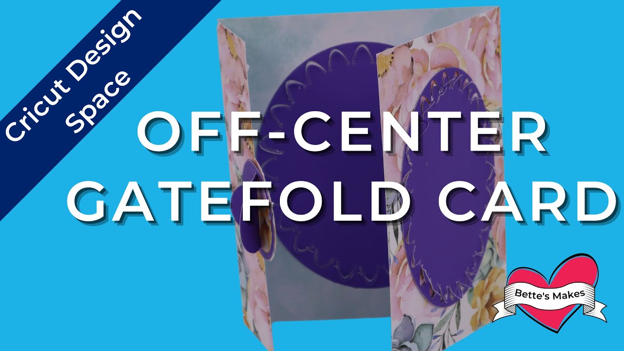 How to Make an Off Center Gatefold Card - YouTube