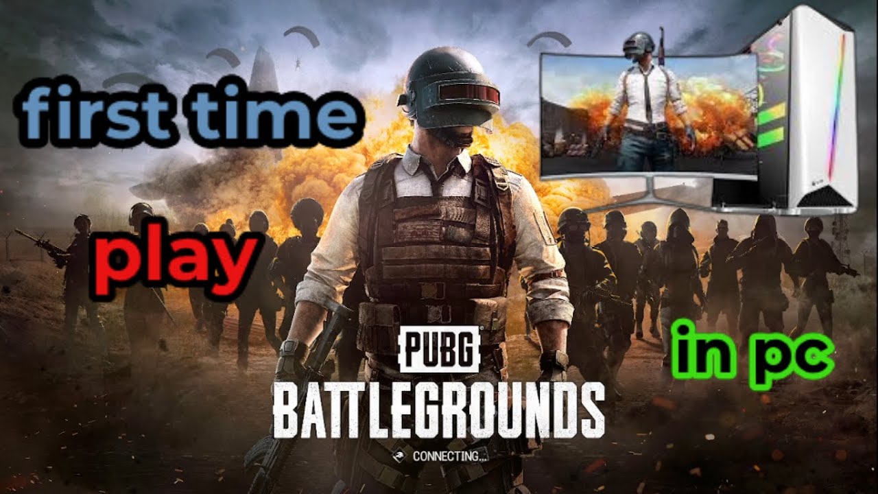 FIRST TIME PLAY PUBG IN PC || PLAYING PUBG PC VERSION 😍 - YouTube