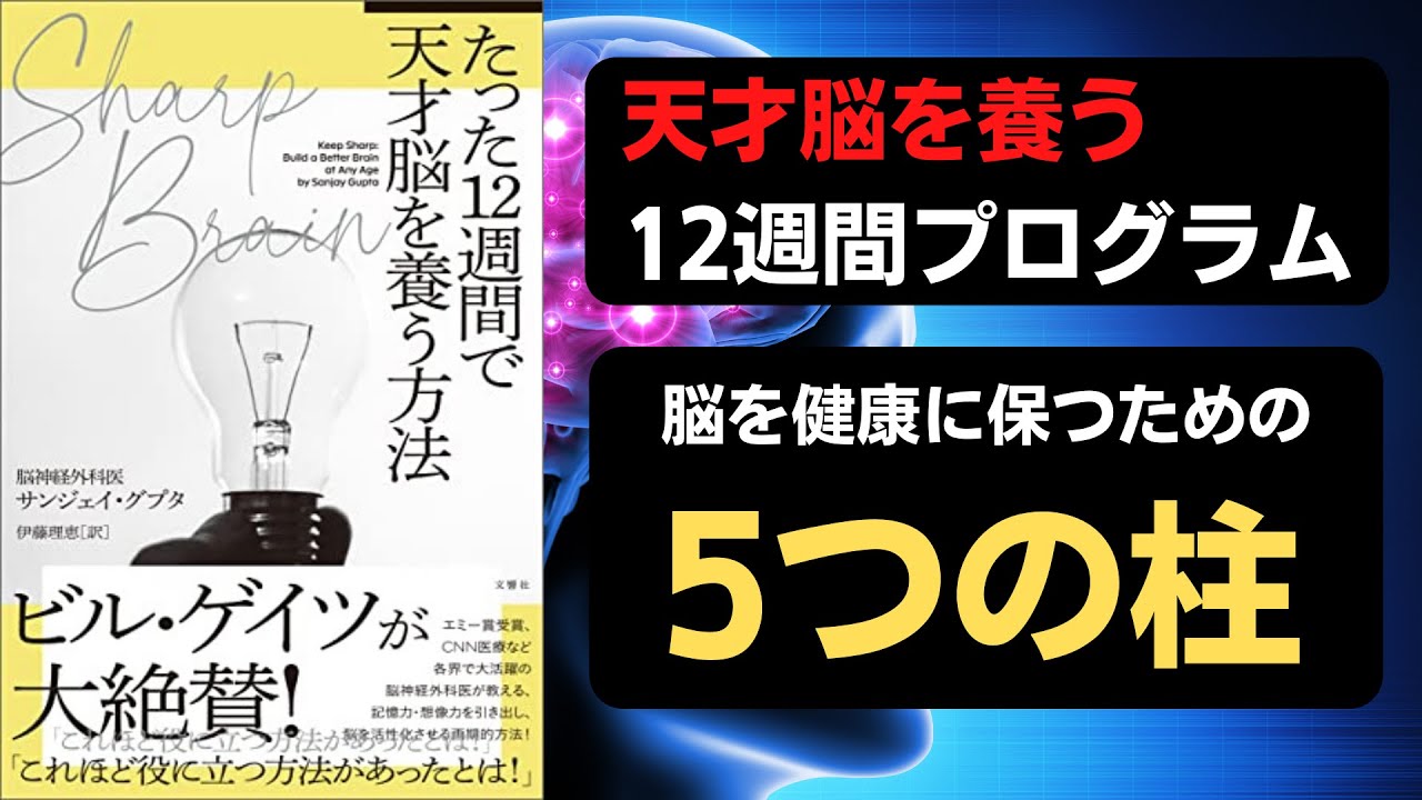 SHARP BRAIN たった12週間で天才脳を養う方法 - YouTube