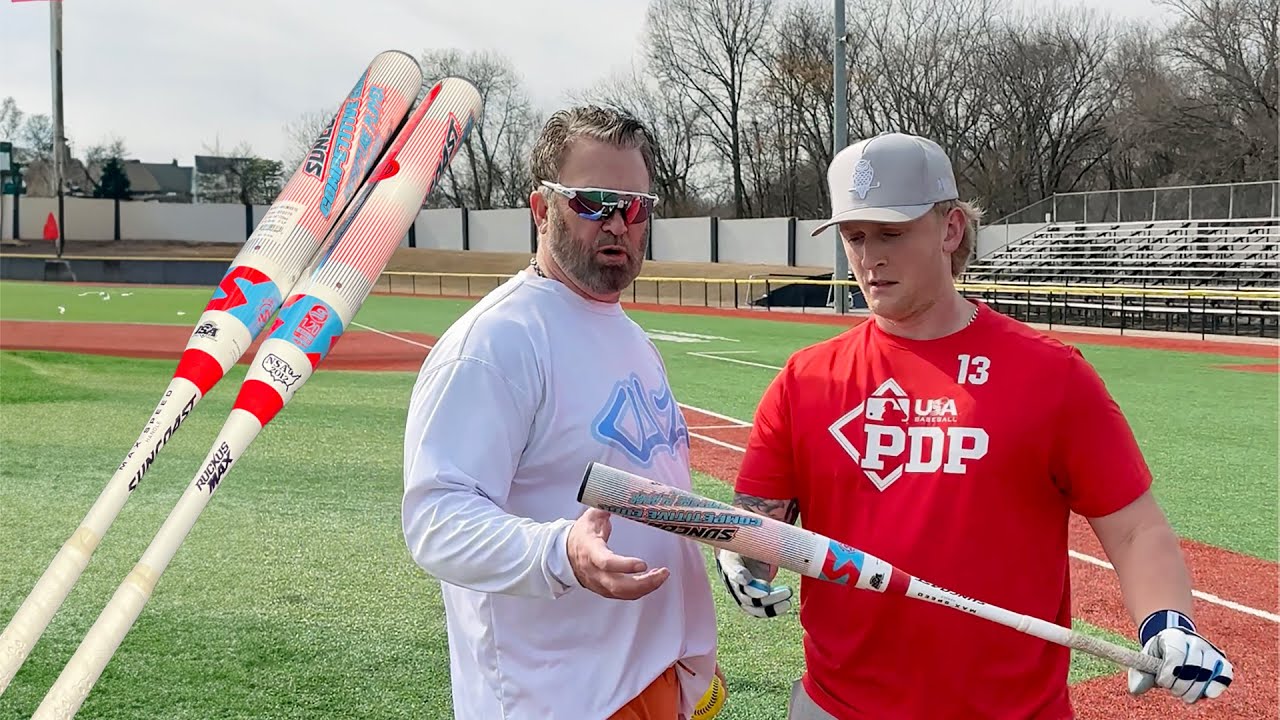 Hallsy and son Preston hitting with the Suncoast Signature Series Tyler ...