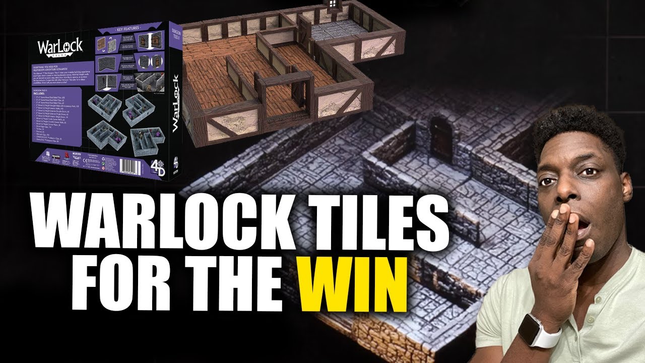 Warlock Tiles: Dungeon Set 1 by Wizkids - YouTube