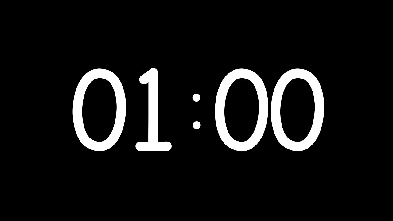 1 Minute Timer YouTube 1 Minute Timer YouTube
