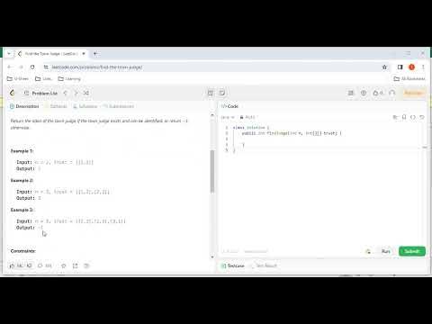 997. Find the Town Judge | Leetcode | Graphs | DSA - YouTube
