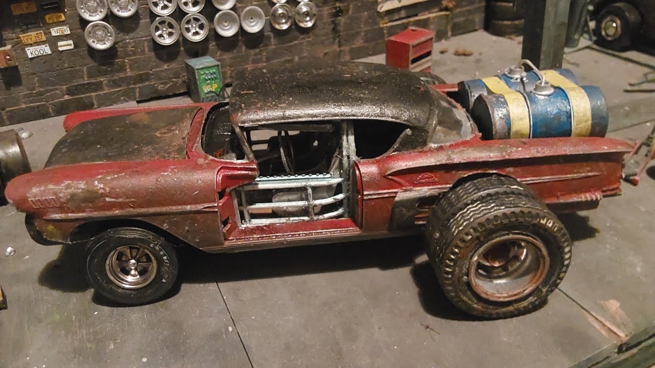 post apocalyptic modeling Revell 58 Chevrolet Impala rat rod Chapter 5 ...
