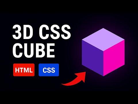 How to create a animated cube using html and CSS || Animation cube using css 3 D #coding - YouTube