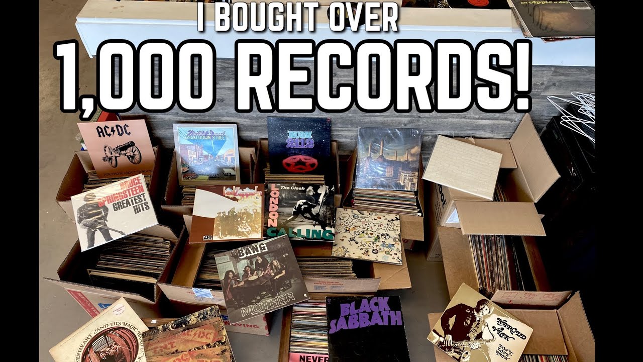 I Bought over 1,000 Records, Classic Rock, Jazz, and more! - YouTube