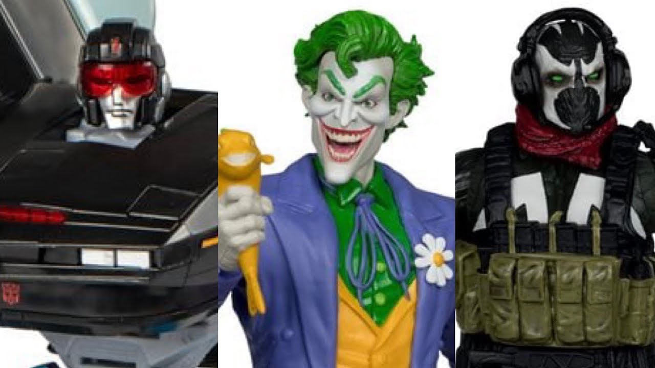 New McFarlane Toys Joker, Spawn, Transformers action figures available ...