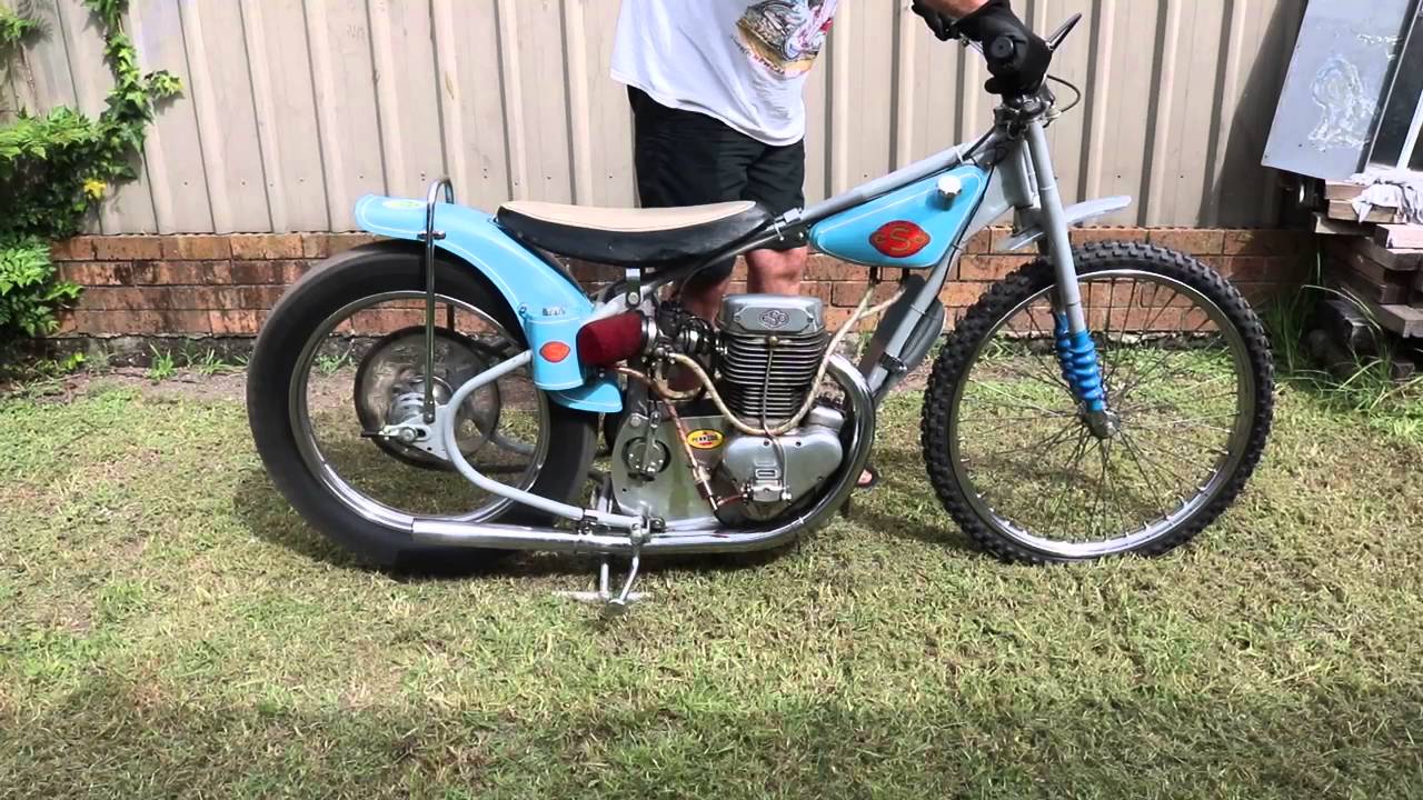 ESO speedway bike startup - YouTube