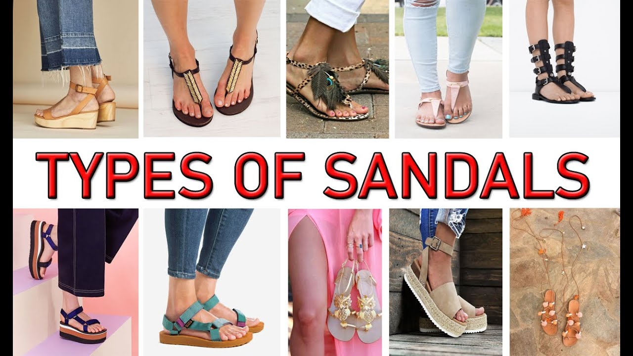 Exotique Types Of Women Sandal | Types Of Heels | Types Of Sandals With ...