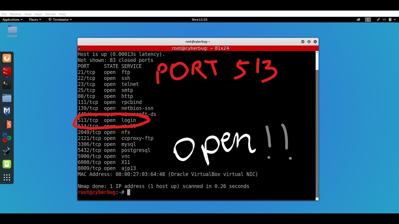 What is port 513? What to do if port 513 is open ! - YouTube