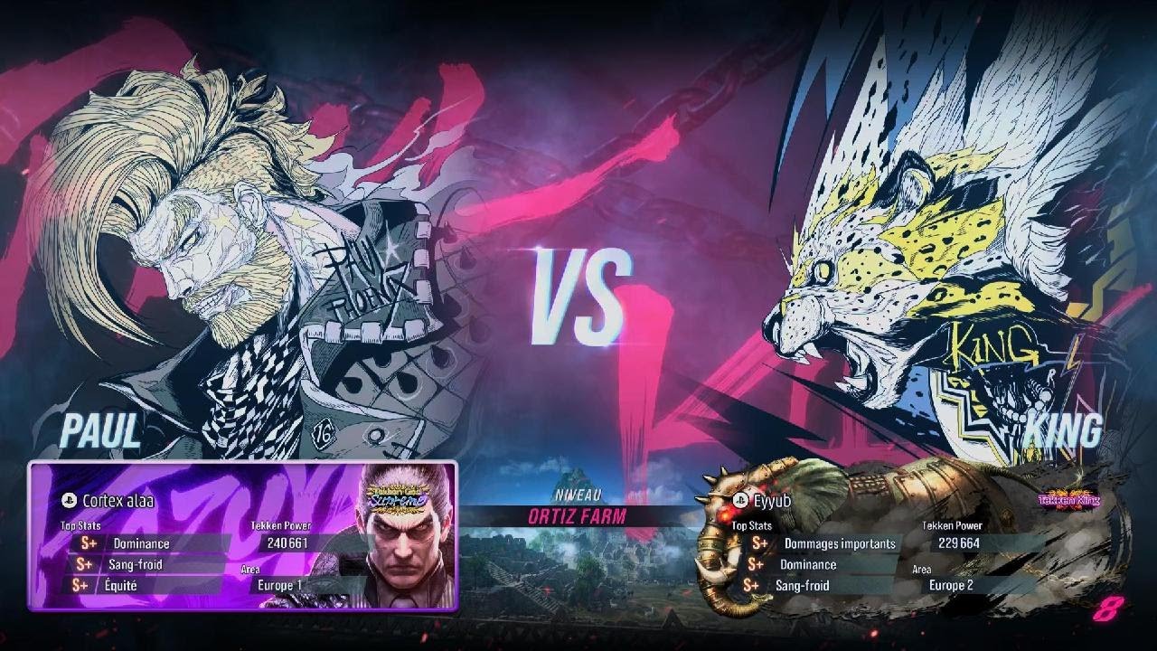 TEKKEN 8 Cortex (Paul) vs (King) eyyub Ranked - YouTube