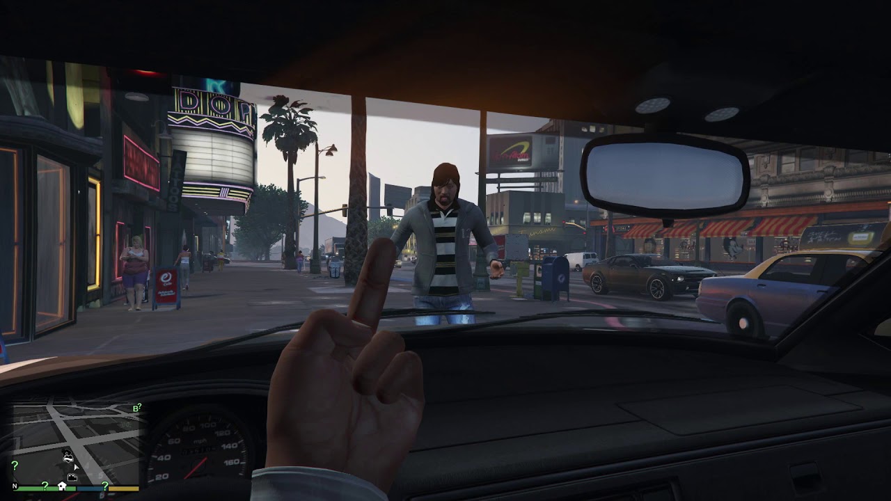 Franklin Car Mid Finger Phrases (GTA V) - YouTube