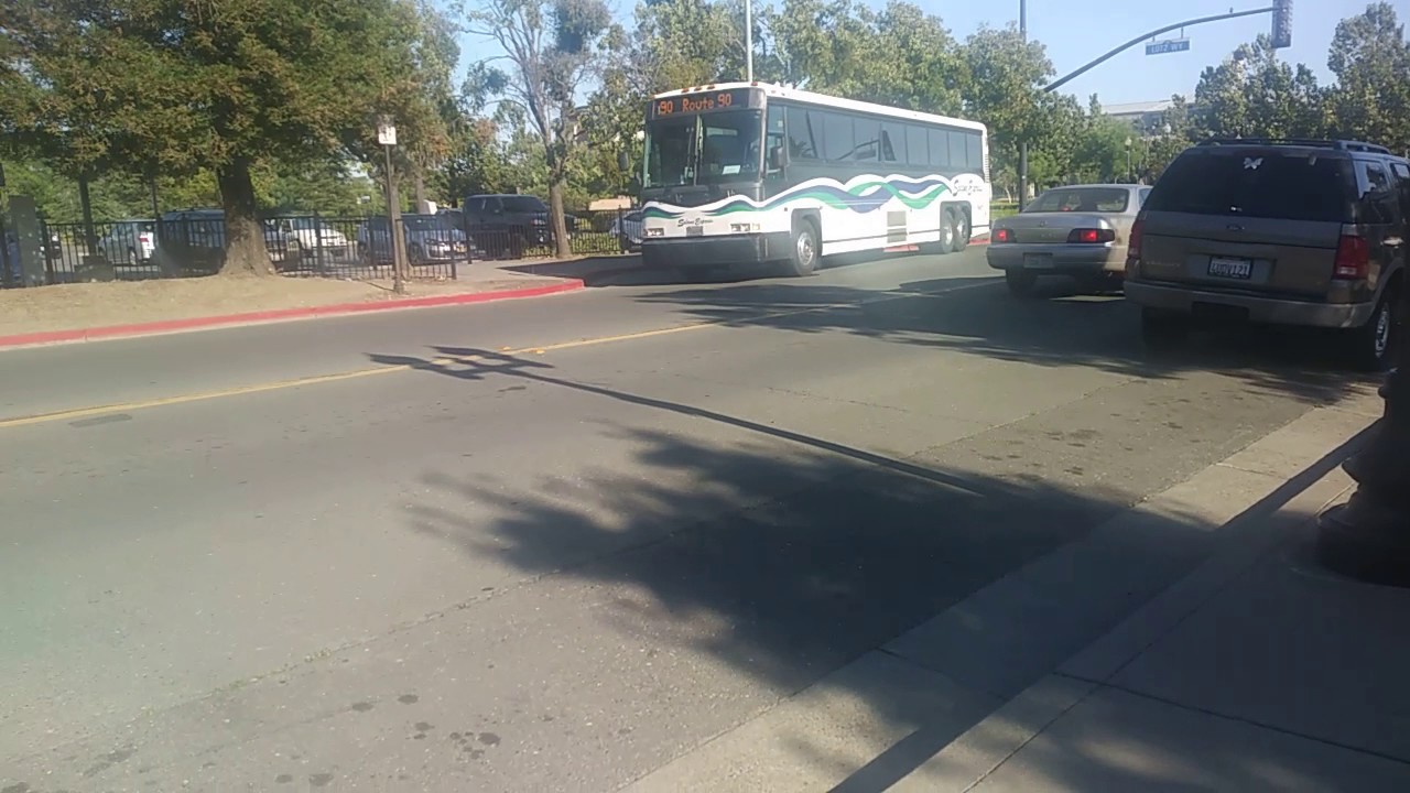 Solano Express 684 on route 90 Departing Suisun Amtrak - YouTube