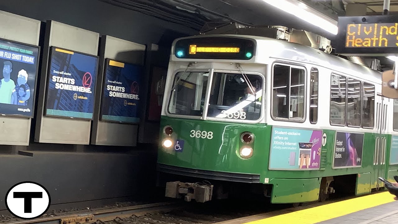 MBTA Green Line C Branch Ride (December 2020) - YouTube