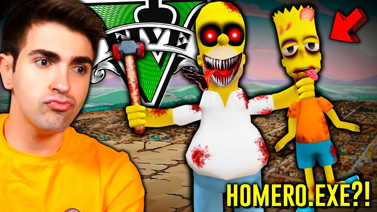 BUSCANDO a *HOMERO.EXE* en Grand Theft Auto 5 !! 🍺😈🔪 - YouTube