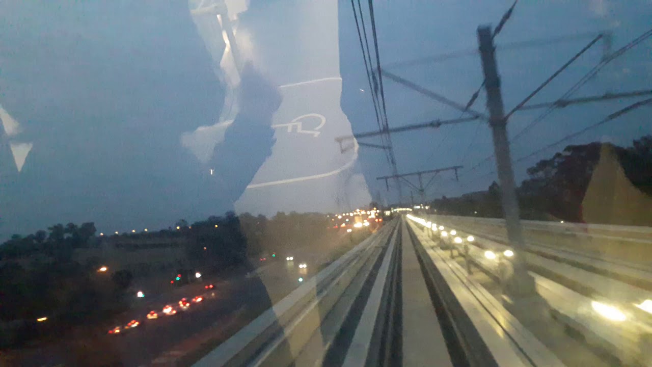 Sydney metro station: Approching to Rouse Hill. - YouTube