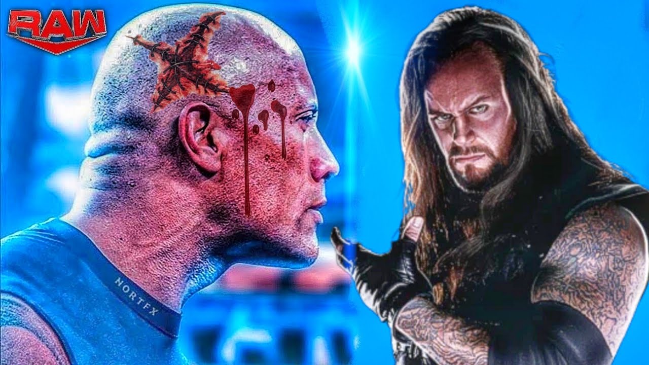 WWE UNDERTAKER vs THE ROCK😈 - YouTube
