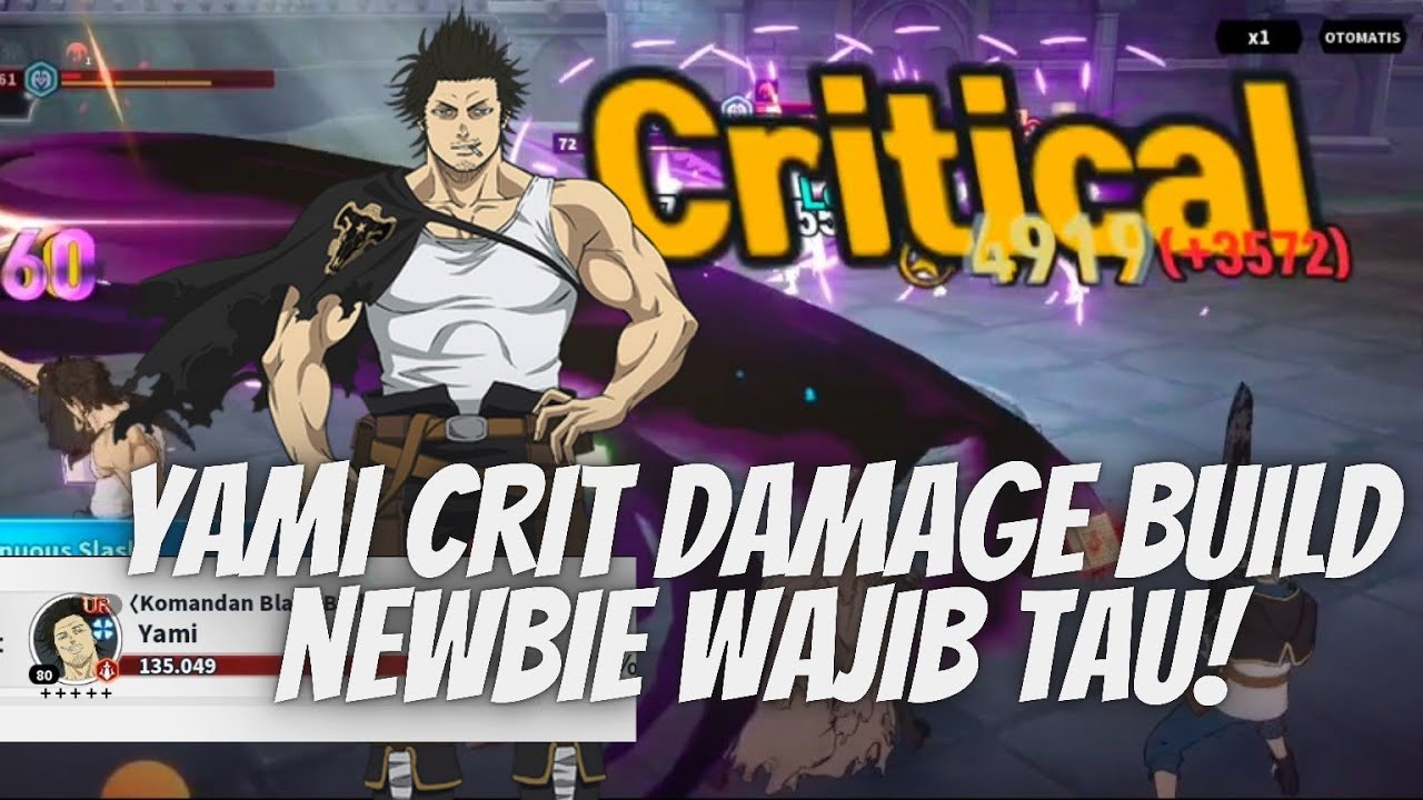 NEWBIE WAJIB TAU YAMI CRIT DAMAGE BUILD DESTROY PVP DAN PVE!! - BLACK ...