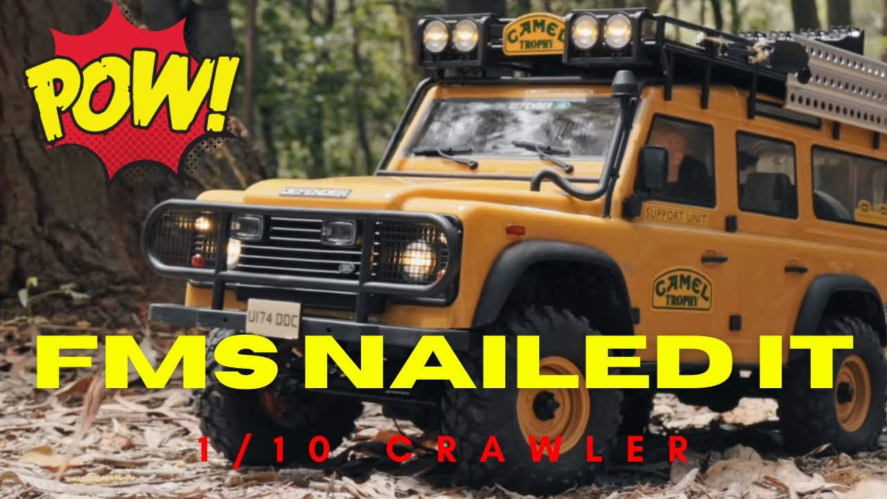 Ultimate Test of the Most Realistic RC Crawler- FMS FCX10 Defender ...