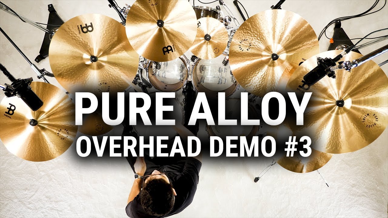 Meinl Cymbals - Pure Alloy - Overhead Demo #3 - YouTube