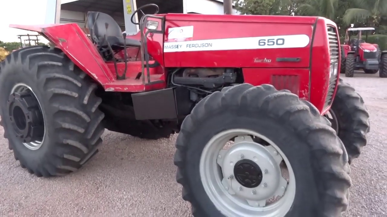 VENDIDO Trator MF 650 ano 2004 - YouTube