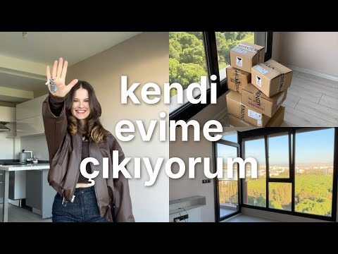 İlk Evime Çıkıyorum| boş ev turu, sohbet #vlog 